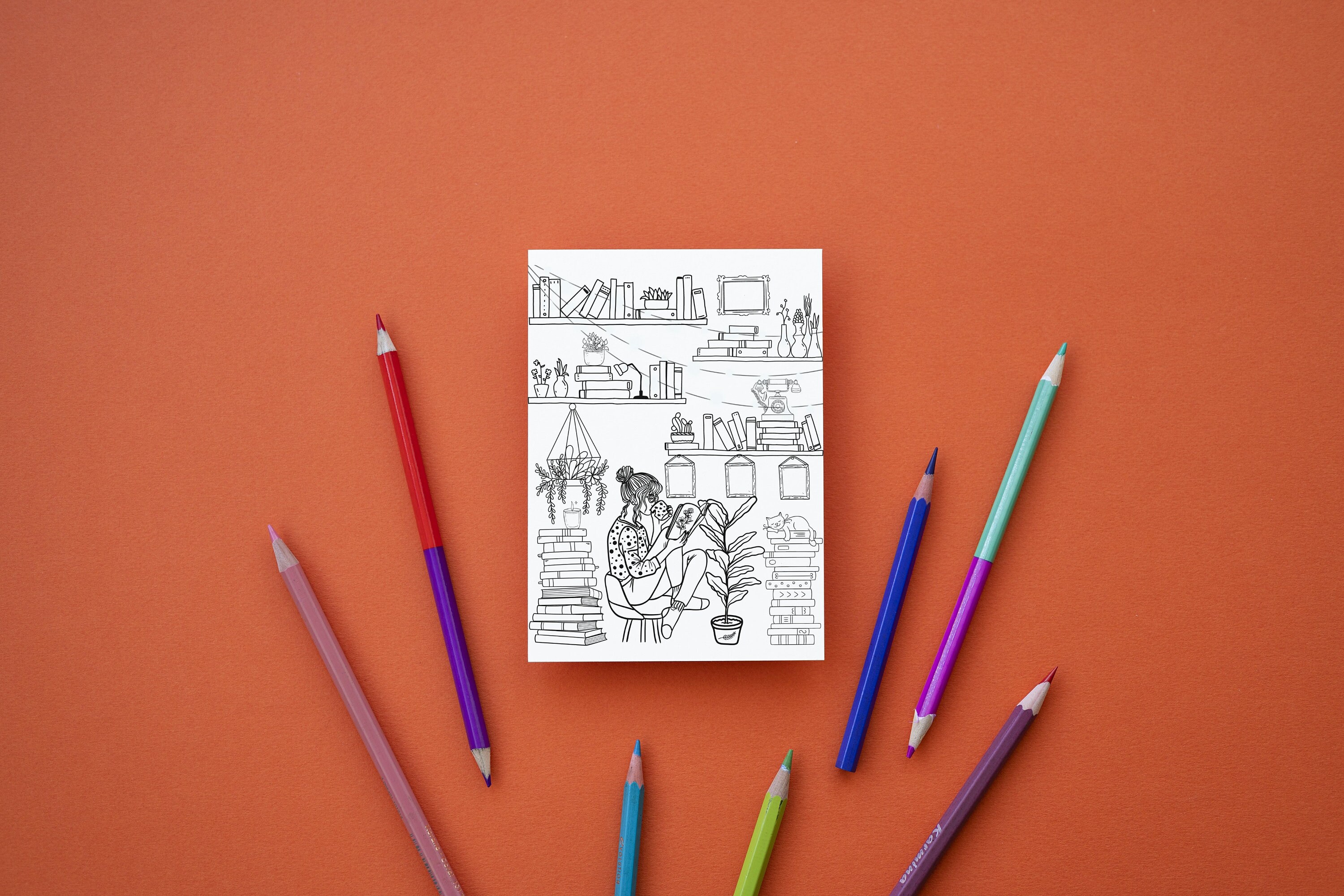Coloring Page Reading Tracker Coloring Page BOHO Reading Log Printable ...