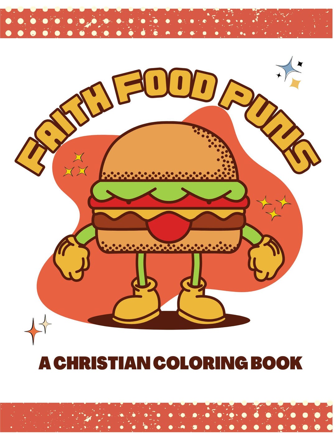 Christian Coloring Book for Kids & Adults Fun and Cute Food Puns With ...