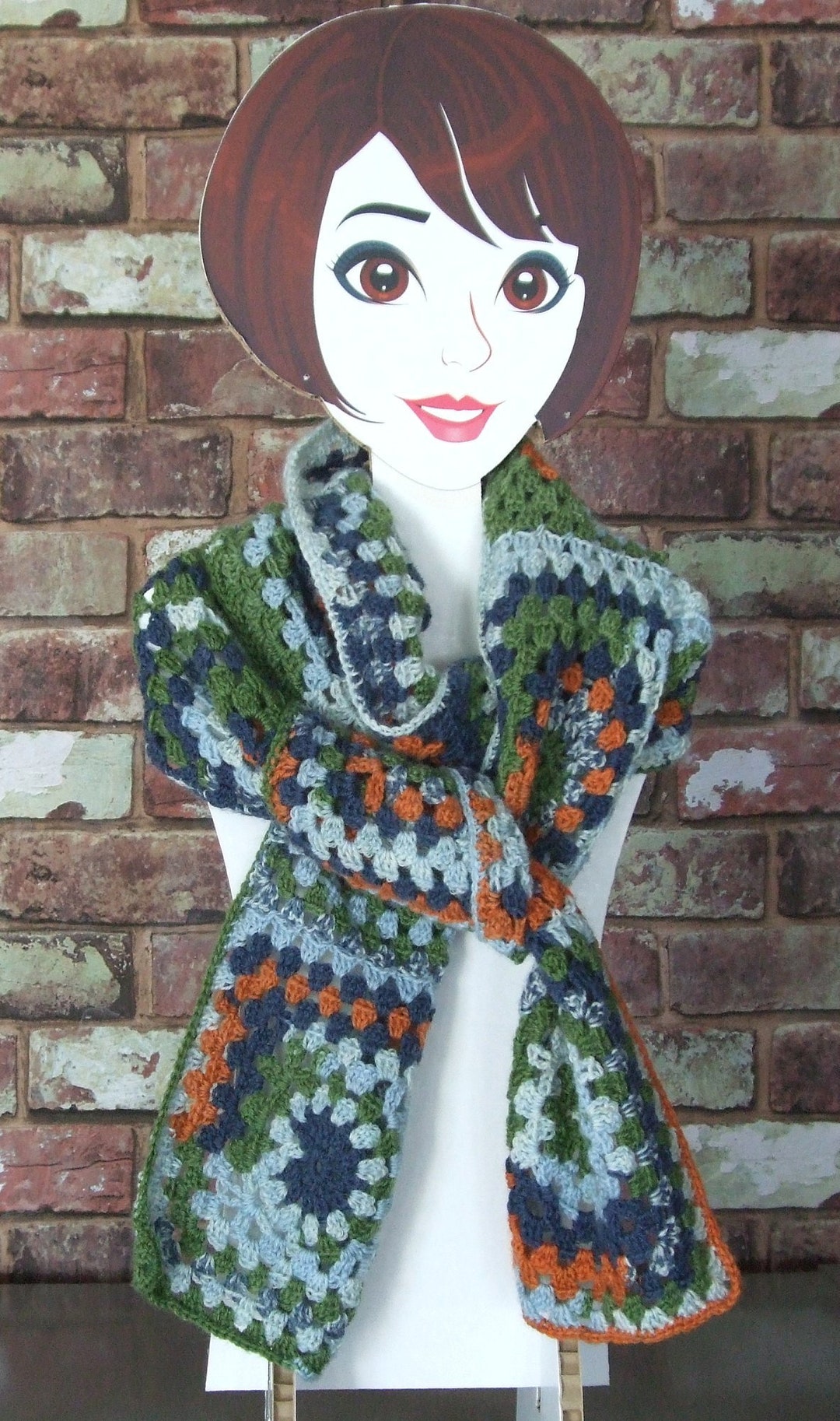 Crochet Pattern Granny Square Shawl Instant Download Pattern - Etsy