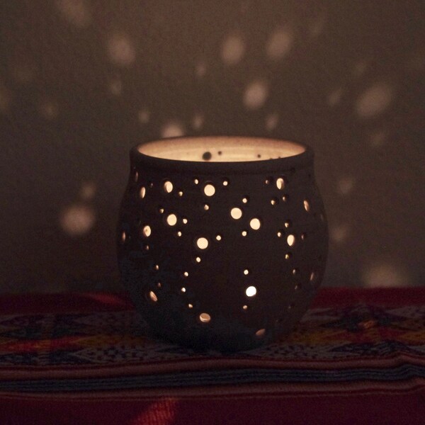 Ceramic Luminary - Etsy