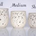 Handmade Ceramic Luminary, "falling Stars." Pretty Pottery Tea Light ...
