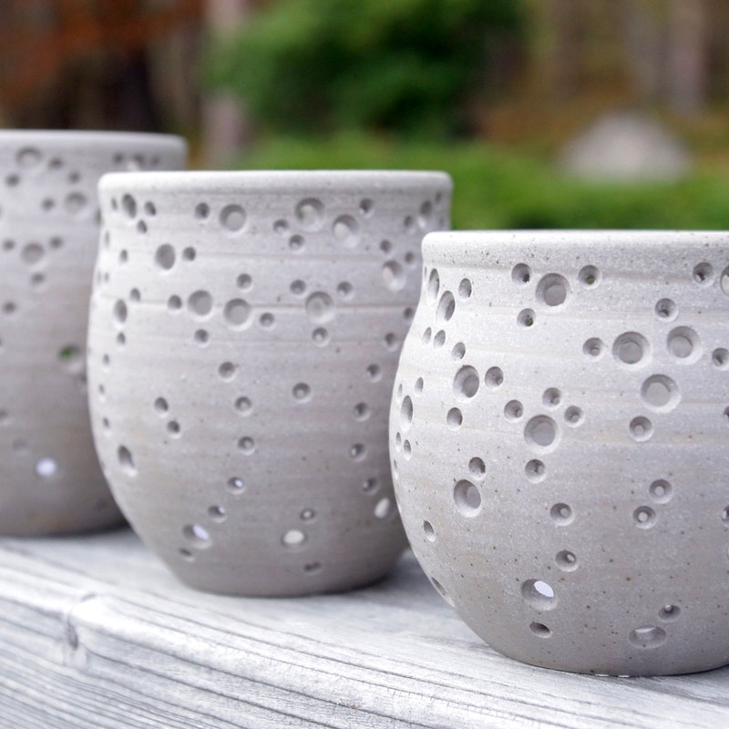 Ceramic Luminary - Etsy