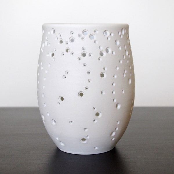 Pottery Luminary - Etsy
