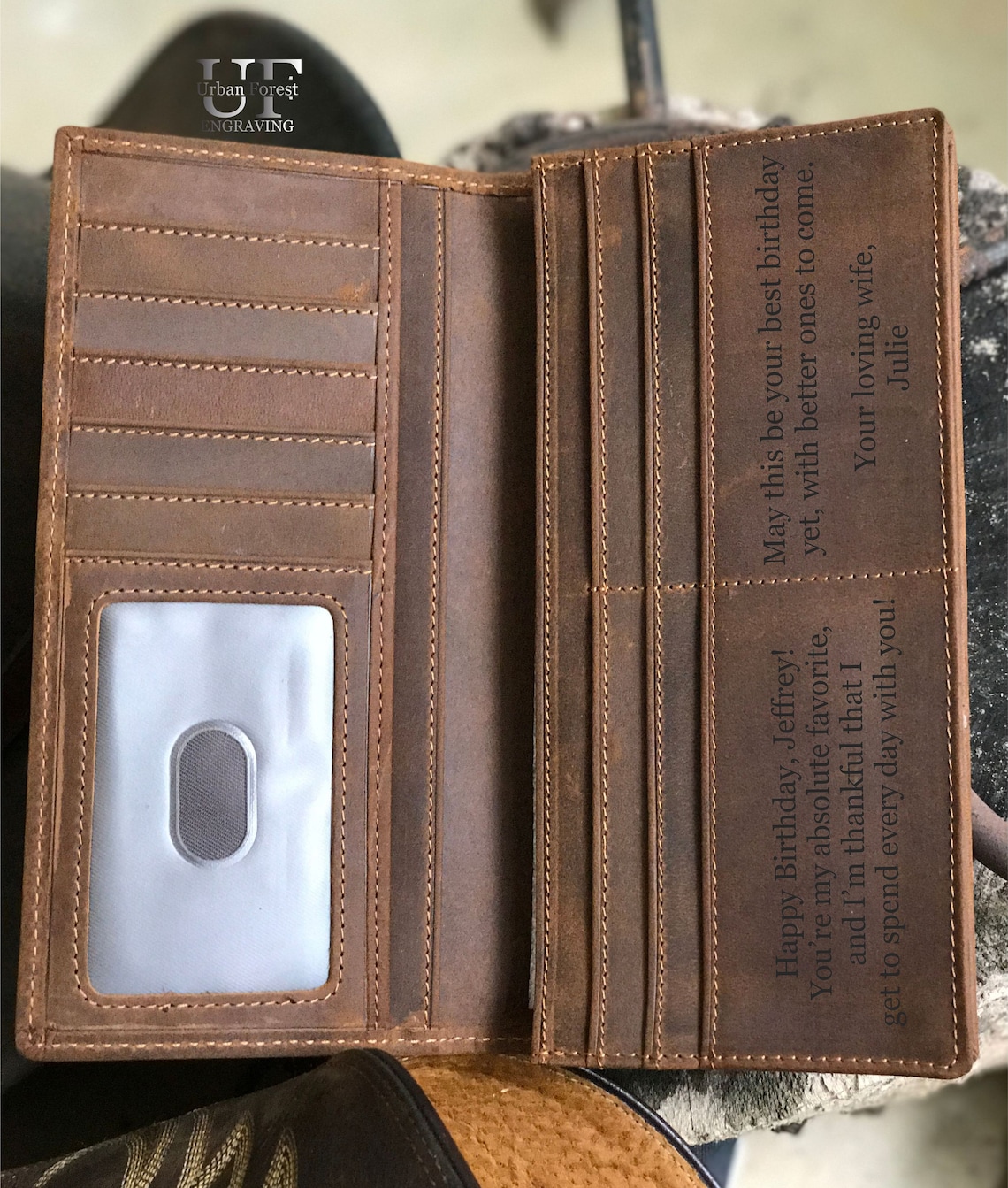 Personalized Wallets for Men Mens Leather Wallet Gifts for | Etsy