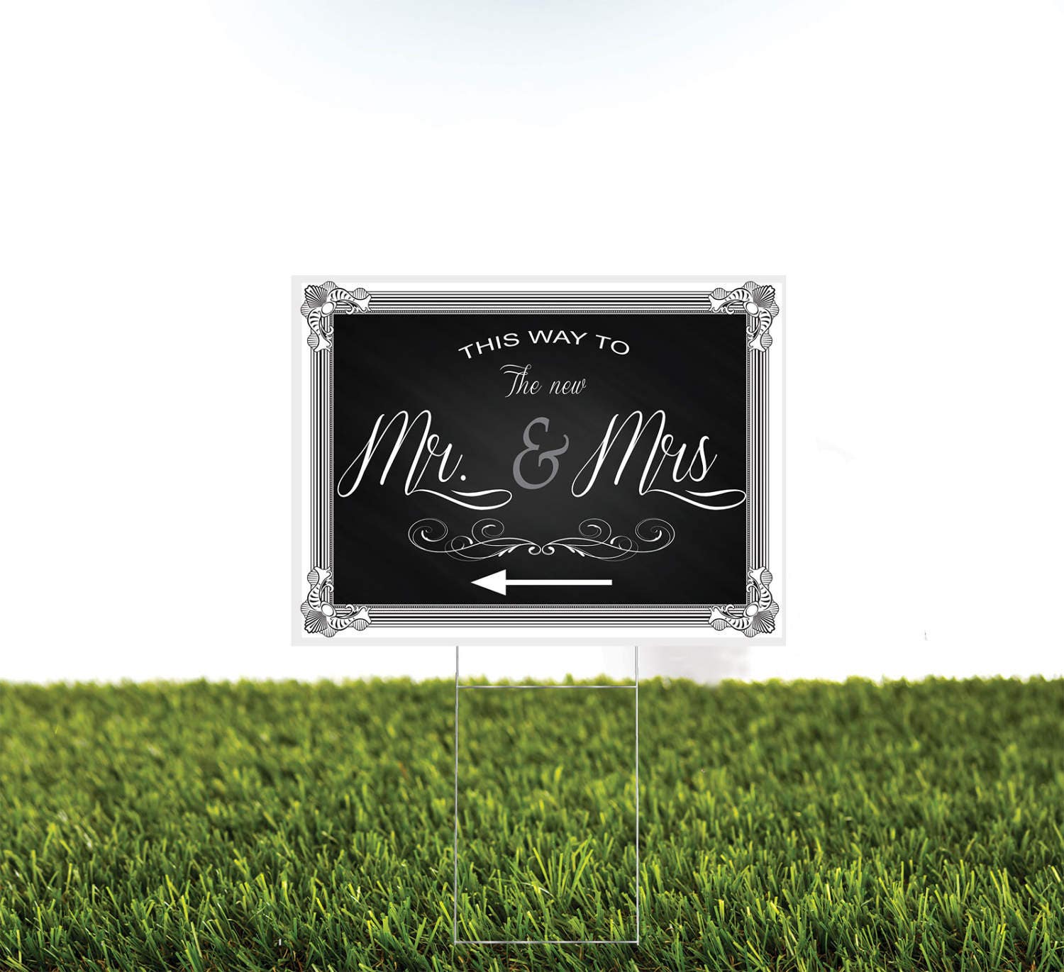 This Way Wedding Sign for Reception DIY Download, Ideas for Wedding ...