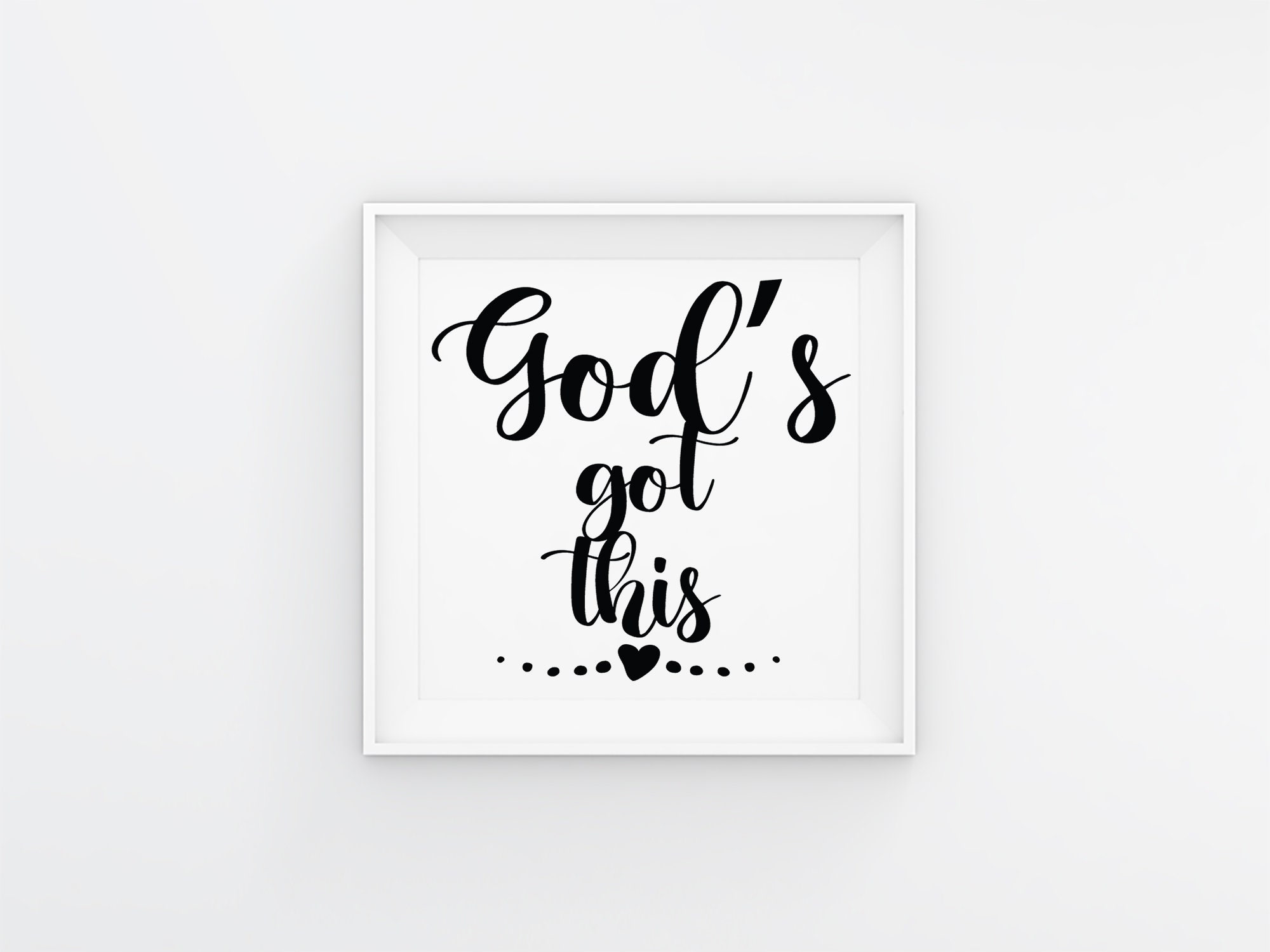 God's Got This Minimalist Art Digital Download Vector PDF | Etsy