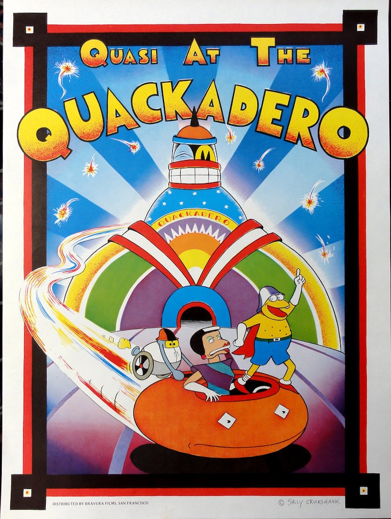 Quasi at the Quackadero Poster - Etsy