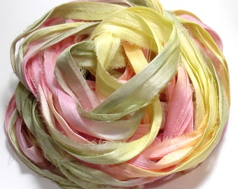 Sari silk ribbon | Etsy