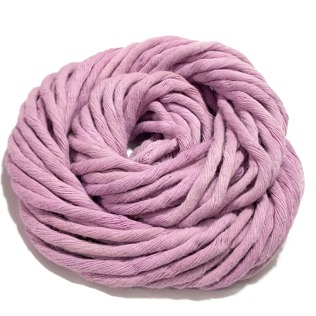 10YD. PEONY Single Twist Single Strand Cotton Macrame Rope//farmhouse ...