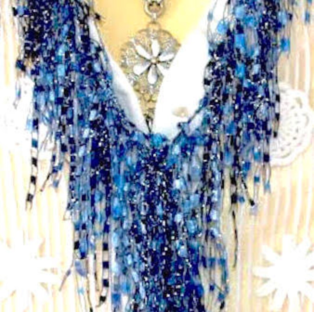 Denim Necklace Scarf is a Stunning Statement Accessory for Women – Cool ...