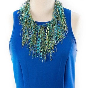 Multi Strand Necklaces for Women, Ribbon Necklaces, Textile BIB ...