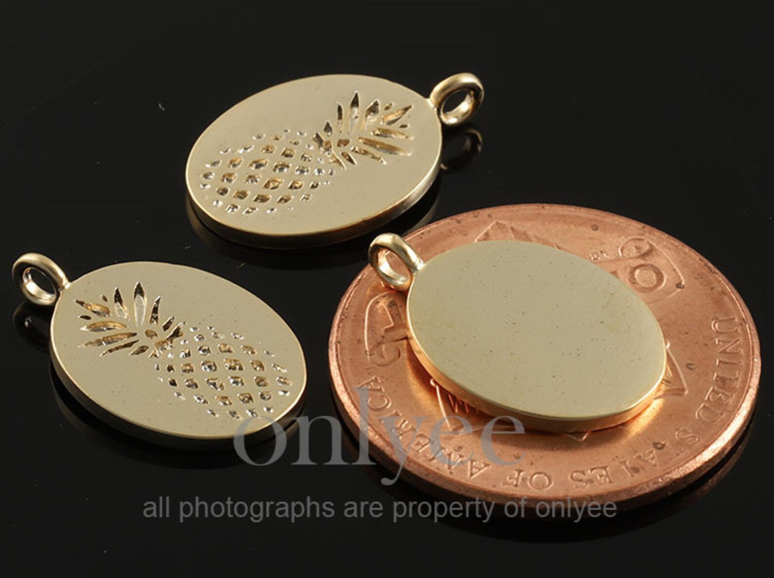 2pcs-15mmx10mm Matte Gold Plated Over Brass Oval Coin - Etsy