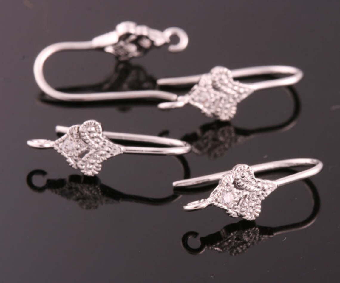 2pcs-17mmx6mmsilver Plated 925 Sterling Silver Post - Etsy
