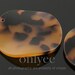 2pcs-32mmx32mm Acetate Pendant, Acrylic Supplies, Mixed-ivory/beige ...