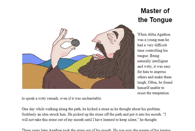 Stories of the Desert Fathers - Etsy