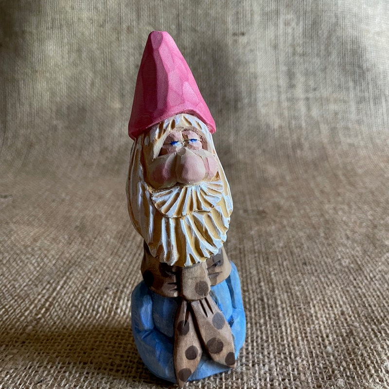 Hand Carved Gnomes - Etsy