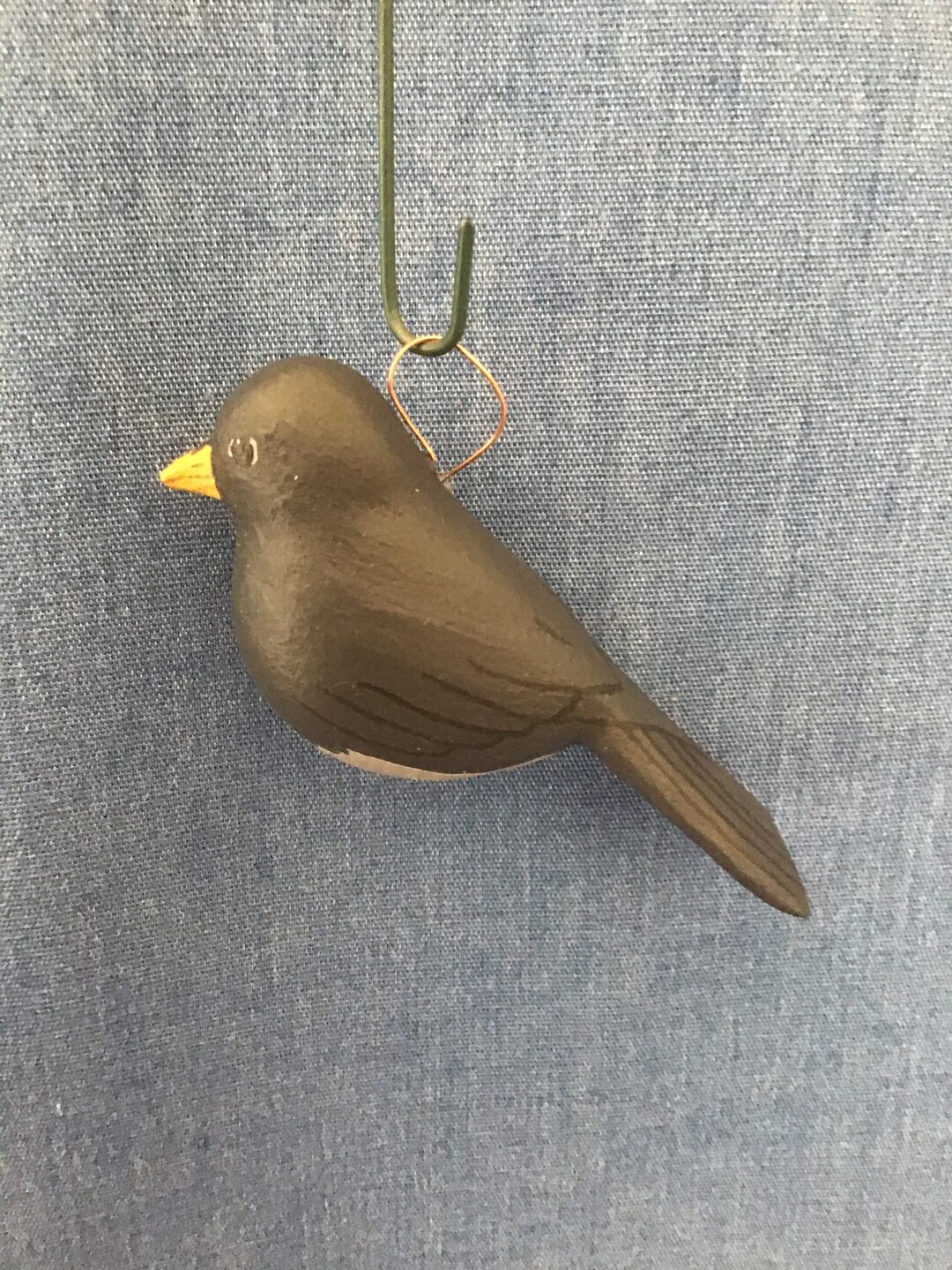 Mini Junco Ornament: Hand Carved and Hand Painted by Me at My Shop in ...