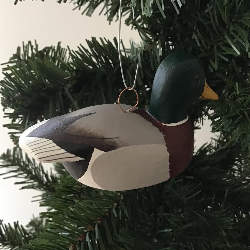 Duck Christmas Tree Ornament - Etsy