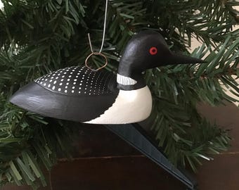 Common Loon Merino Wool Felt Ornament - Etsy