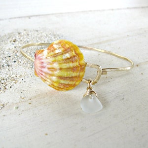 Sunrise Shell Bangle, Sunrise Shell Bracelet, Sunrise Shell Jewelry ...