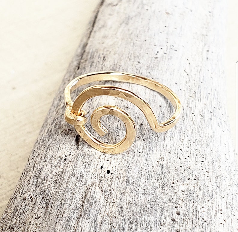Koru Ring Infinity Ring Wave Ring Spiral Ring Swirl Ring - Etsy
