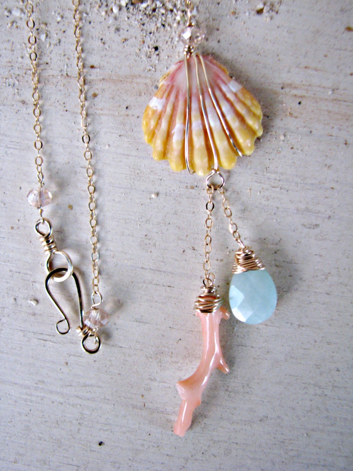 Sunrise Shell Necklace Sunrise Shell Pendant Hawaiian - Etsy