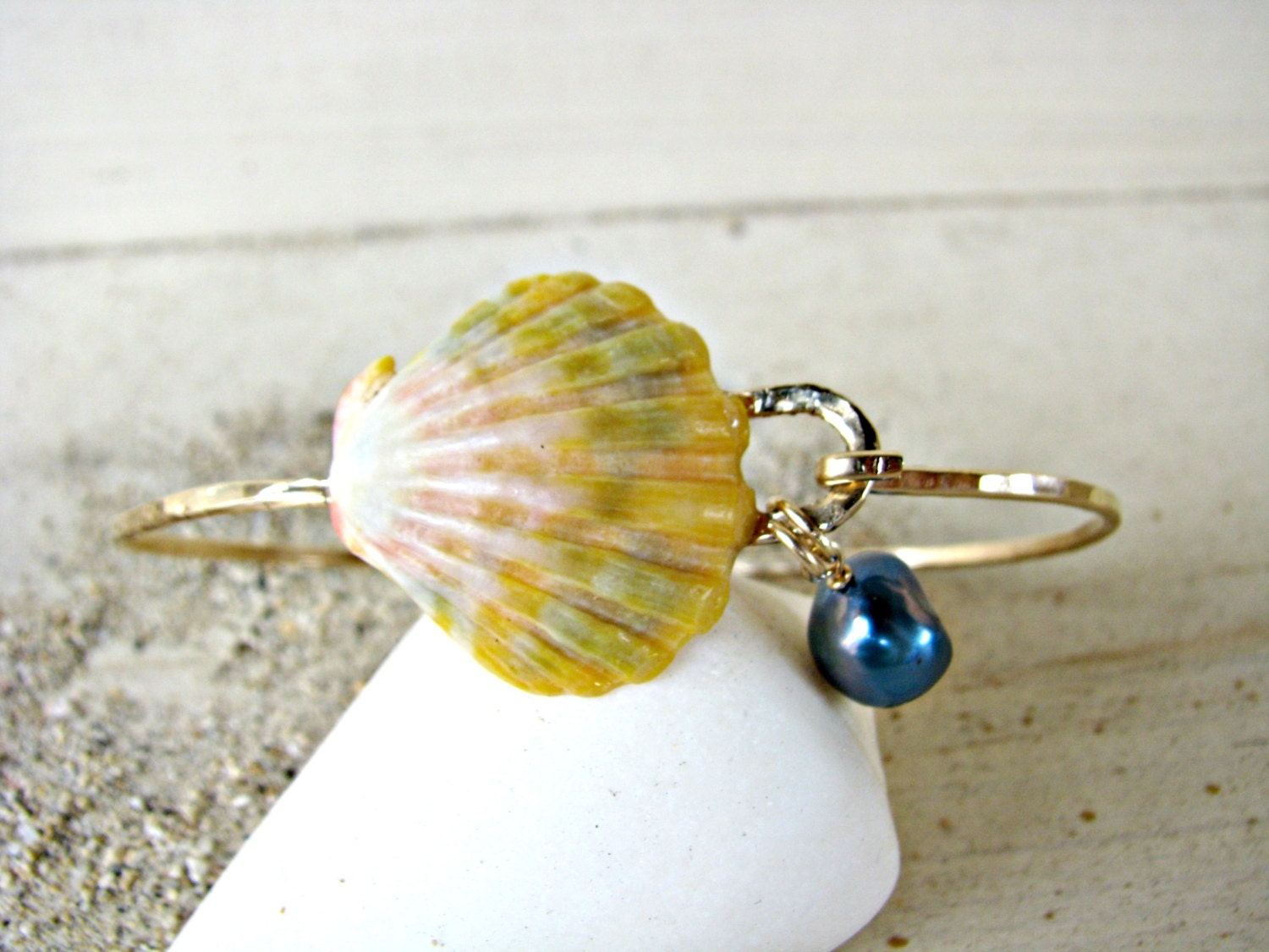 Sunrise Shell Bangle Sunrise Jewelry Hawaii Shell Bangle - Etsy