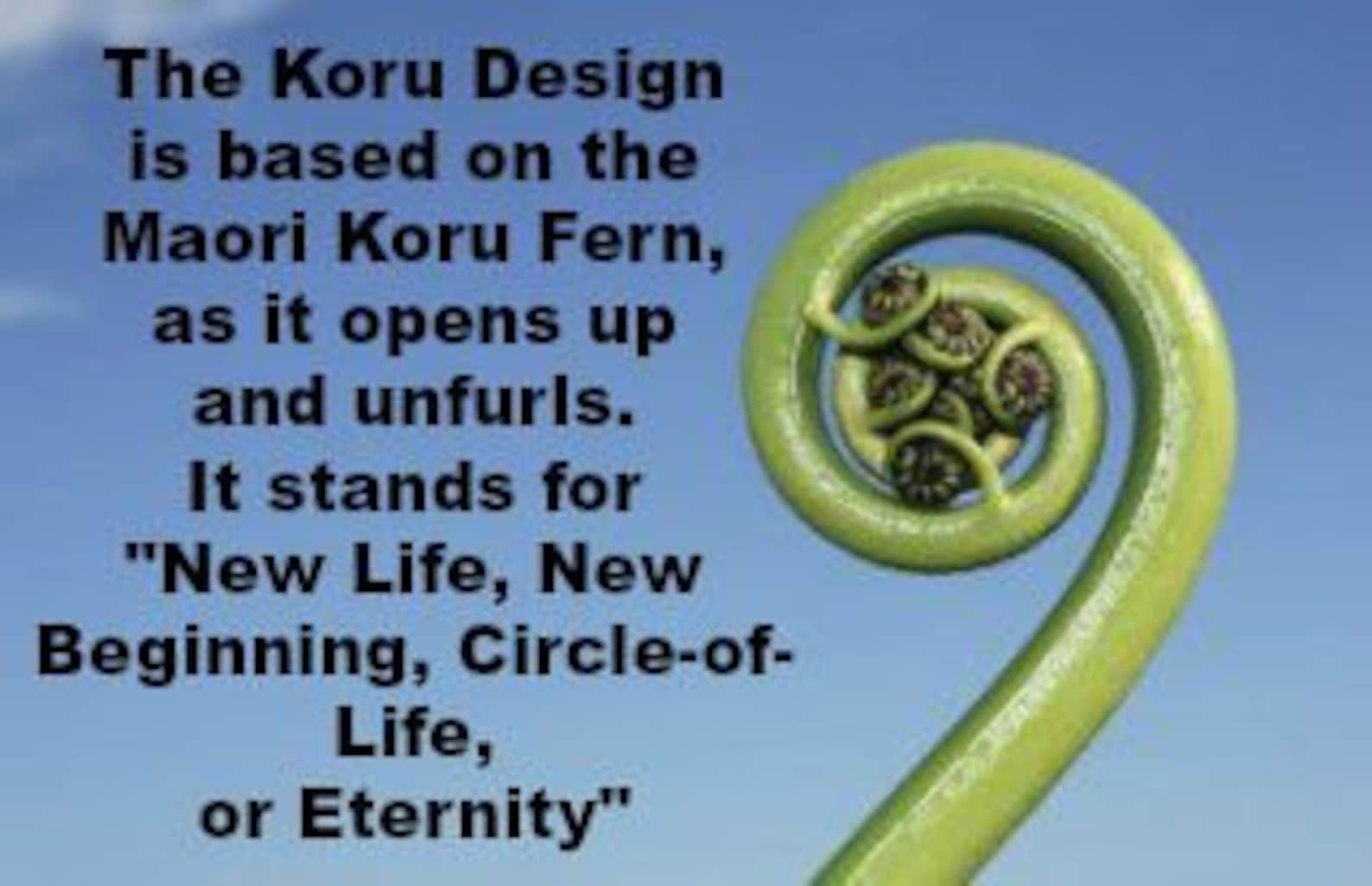 Koru Pendant Infinity Necklace Tiny Koru Necklace Infinity | Etsy
