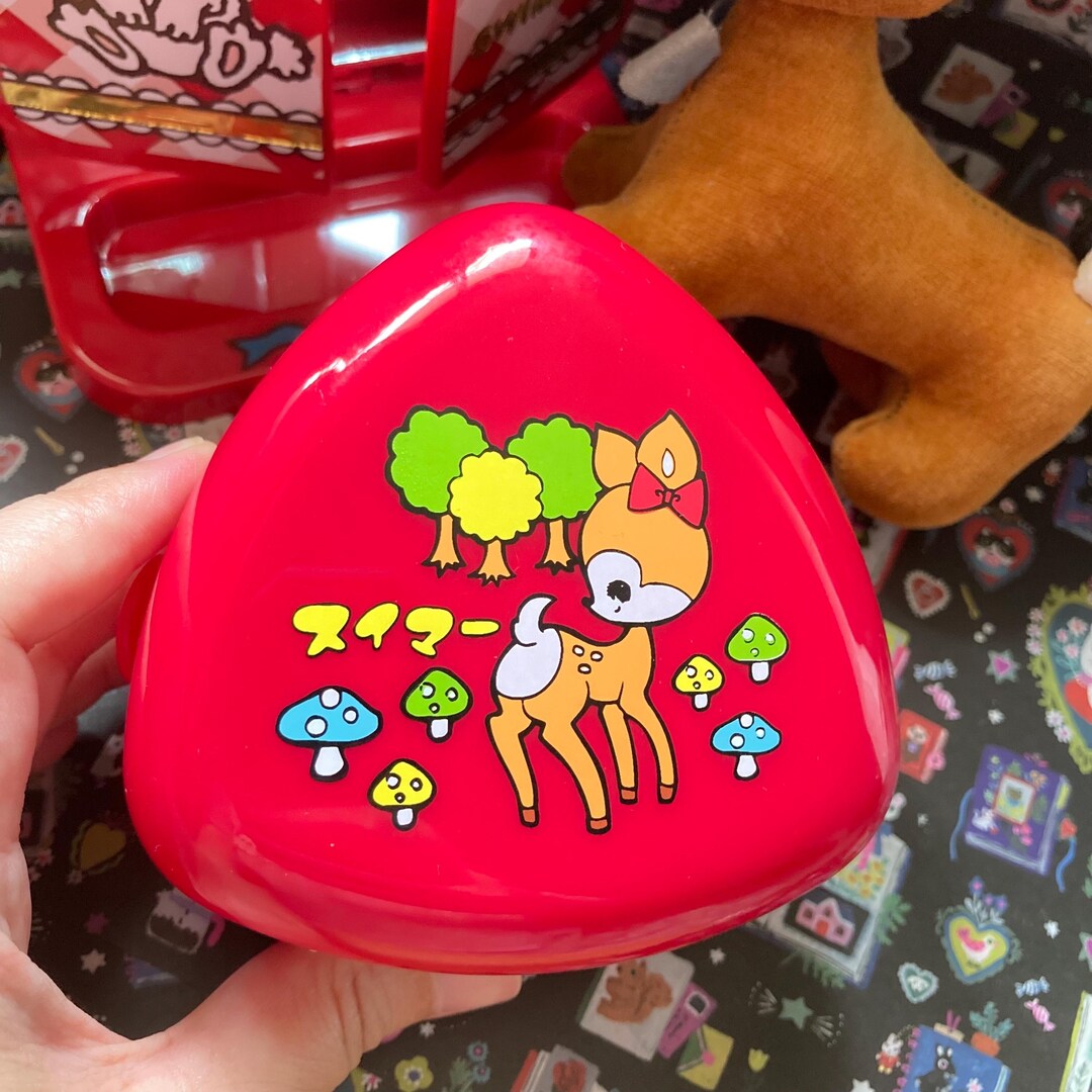 Swimmer Bambi Deer Kawaii Onigiri Rice Ball Box Japanese Bento Triangle ...