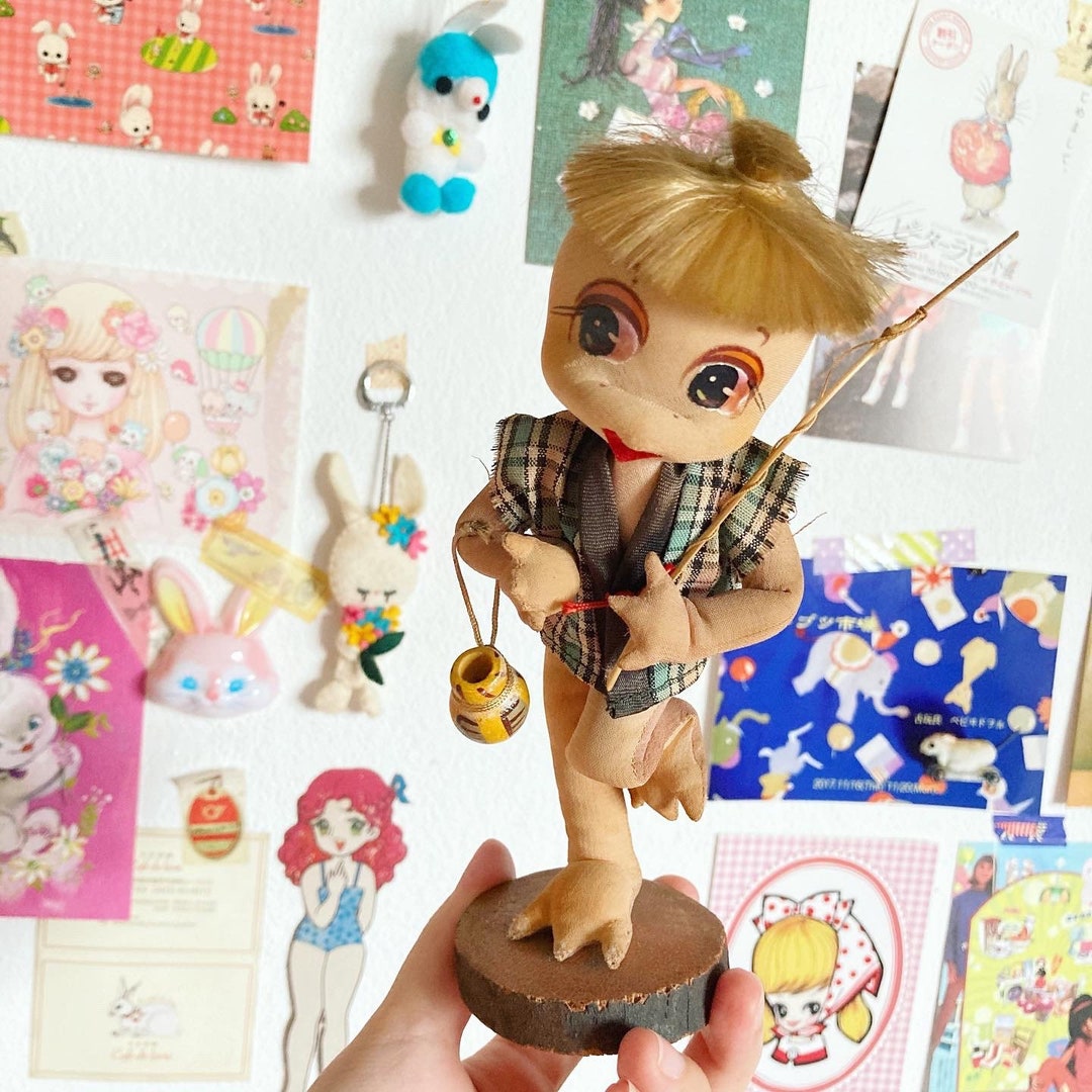 Cute Vintage Kappa Pose Doll / Bradley Doll / Big Eyed Doll From Japan ...