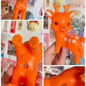 Cute Japanese Original Vintage Orange Showa Bambi Deer or Elephant or ...