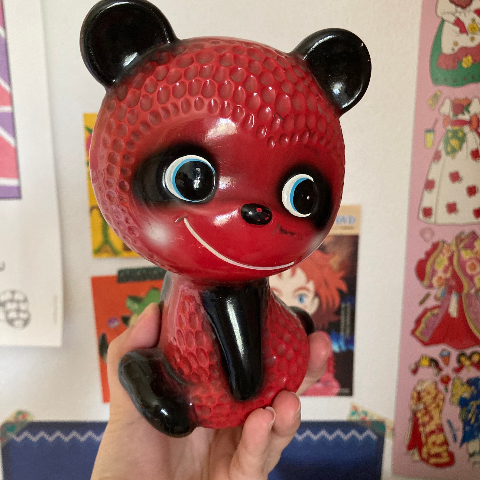 Cute Vintage Retro 60s-70s Red Panda Ceramic Figurine Kitsch | Etsy UK