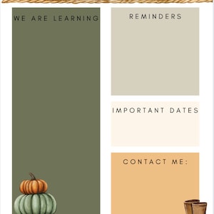 Fall Newsletters, Editable, Printable - Etsy