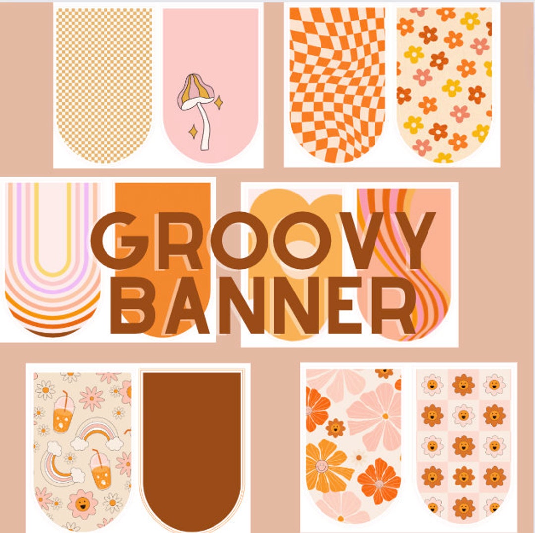 Groovy Banner - Etsy