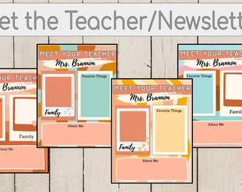 Classroom Newsletter Templates 9 Designs Included Word - Etsy