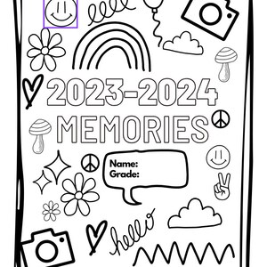 End of Year Memory Book for Teachers and Classroom - Etsy