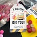 EDITABLE Construction I Totally Dig You Valentines Day Kids Gift Tag ...