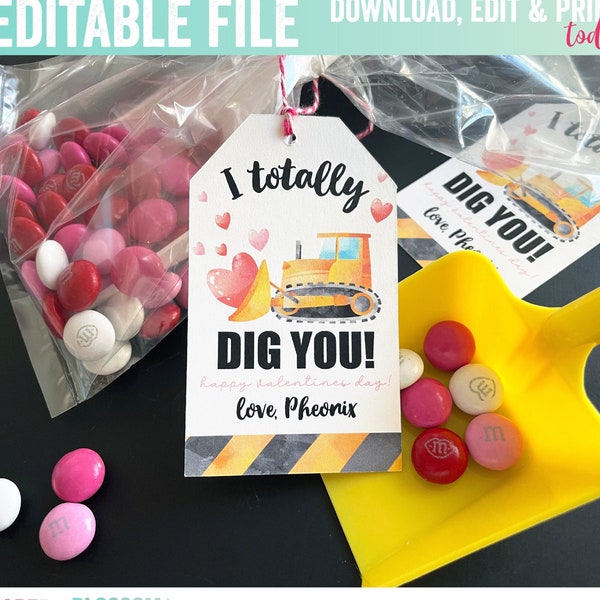 I Dig You Valentine - Etsy