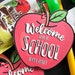 EDITABLE First Day of School Apple Kids Gift Tag Back to - Etsy