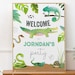 EDITABLE Hop Creep and Slither Reptile Welcome Poster - Alligator Snake ...