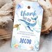 EDITABLE Ocean One-der the Sea Favor Thank You Gift Tag - Under the Sea ...