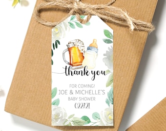 Cheers and Beers Thank You Tag Beer Tag Beer Birthday - Etsy