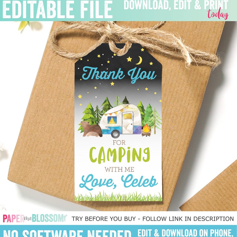 Camping Favors - Etsy