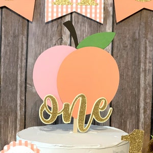 Sweet as a Peach Birthday CAKE TOPPER - Georgia Peach Birthday Smash ...