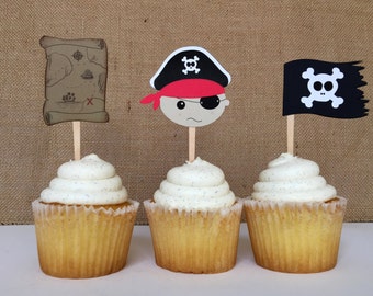 Personalized Pirate Ship Cake Topper, Pirate Birthday Party, Pirates of ...