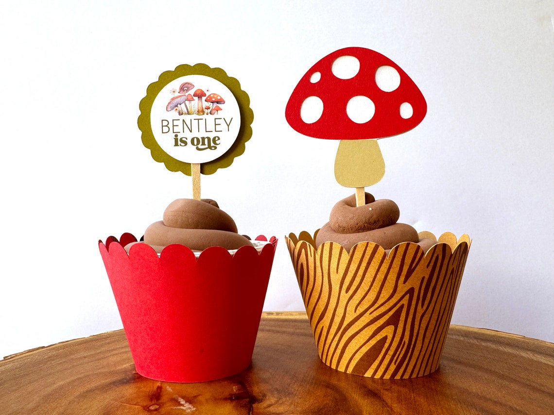 Mushroom High Chair Birthday Banner - Fungi Enchanted Forest Birthday ...