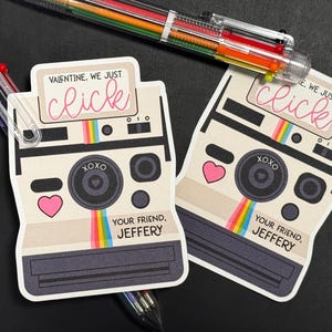 EDITABLE Valentine's Polaroid Valentine's Day Kids Gift Tag - Valentine ...