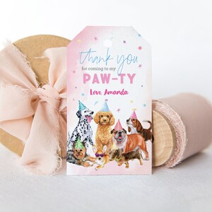 Printable Come Sit Stay Puppy Paw-ty Create a Collar Sign - Girl Dog ...