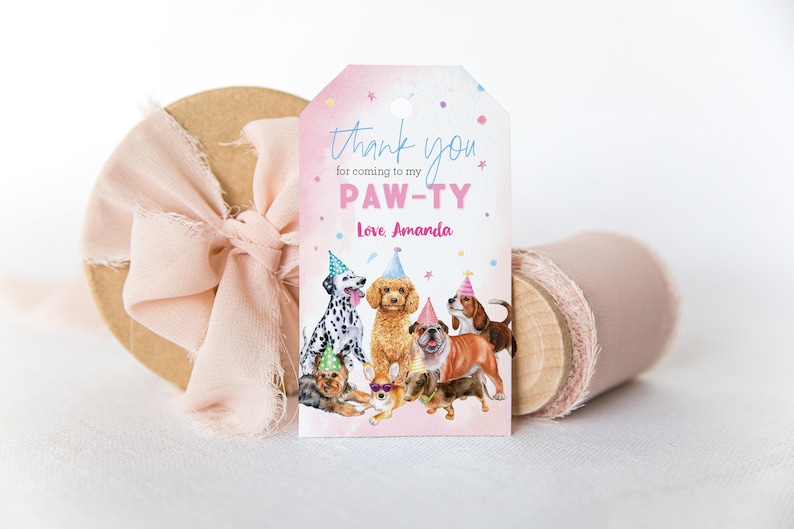 Printable Come Sit Stay Puppy Paw-ty Create a Collar Sign - Etsy