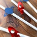 12 Astronaut Outer Space Rocket Paper Straws - Silver Paper Straws ...